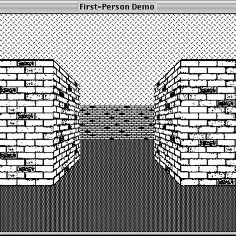Hypercard Based First Person Game Engine