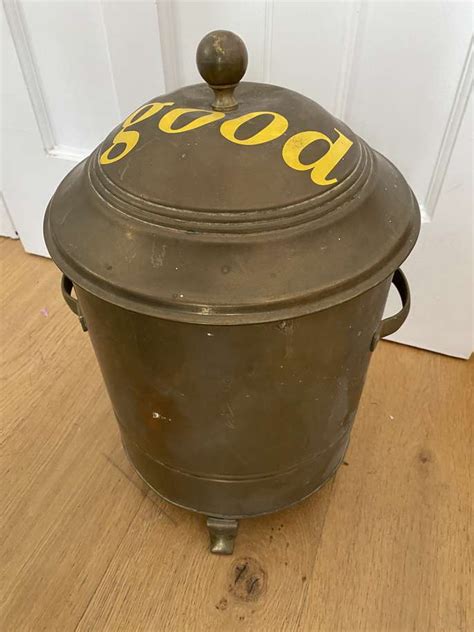 Freelywheely Brass Scuttle With Lid