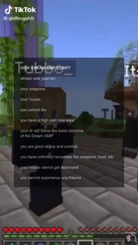 Dreamsmp Shifting Script Scripting Ideas Script Dream