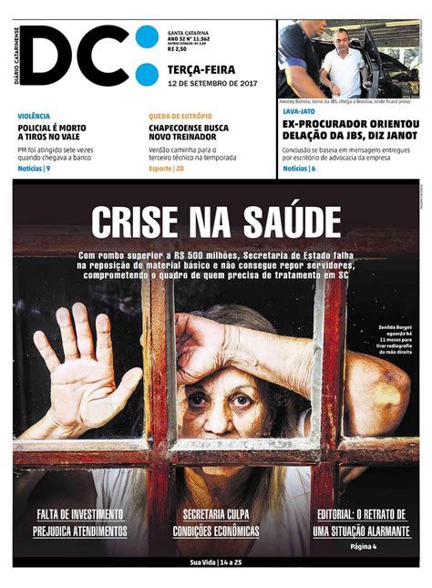 Crise Da Saúde Em Sc é Tema De Conteúdos Especiais De Todas As Mídias