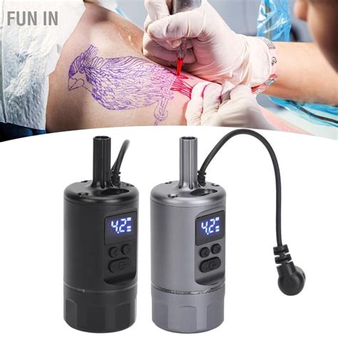 Fun In 3 ใน 1 ตลับหมึกสักแบตเตอรี่ Grip อินเทอร์เฟซ Rca อลูมิเนียม