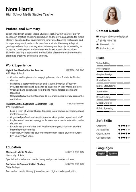 18 High School Teacher Resume Examples And Templates For 2024