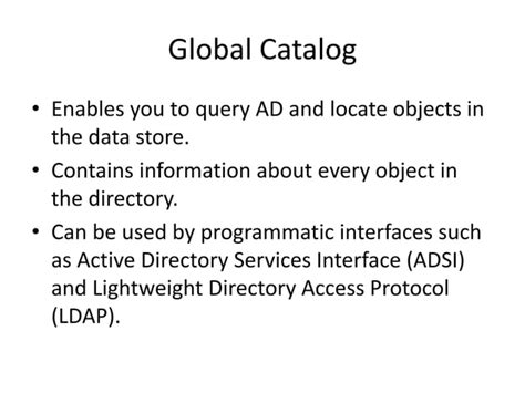 Active Directory Domain Servicespptx