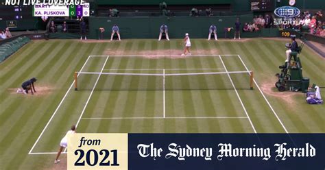 Video Barty Wins First Set Of Wimbledon Final