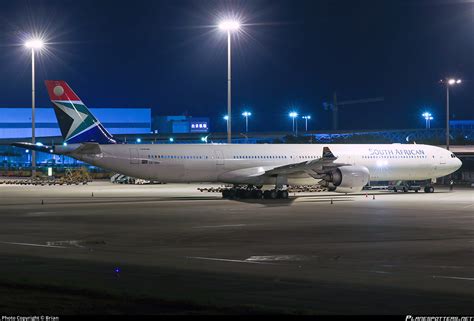 ZS SNF South African Airways Airbus A340 642 Photo By Brian ID