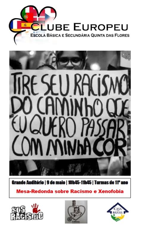 Mesa Redonda Sobre Racismo E Xenofobia Escola B Sica E Secund Ria