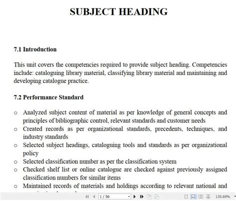 Subject Heading Pdf Notes Tvet Cdacc Level 6 Pdf Notes