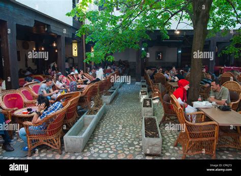 Morica Han Courtyard Baščaršija The Turkish Quarter Central Sarajevo City Bosnia And Herzegovina