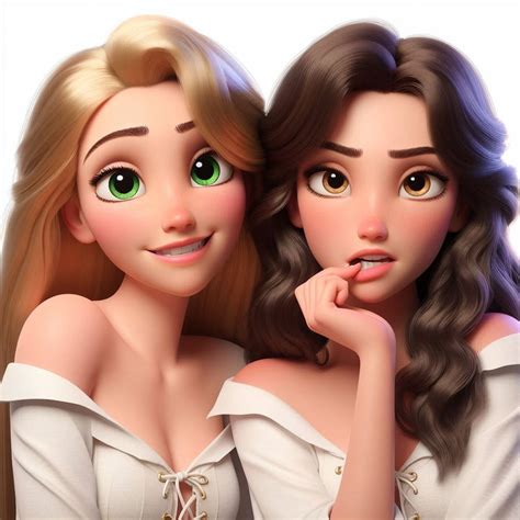 Rapunzel And Belle By Flogleam On Deviantart