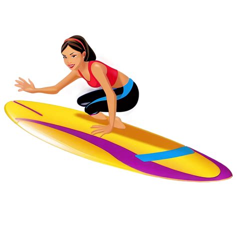 Download Surfer Girl Cartoon Png 92