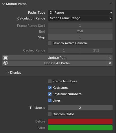 Motion Paths Blender 4 4 Manual