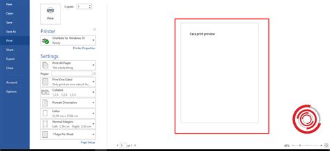 Cara Print Preview Di Microsoft Word Kepoindonesia
