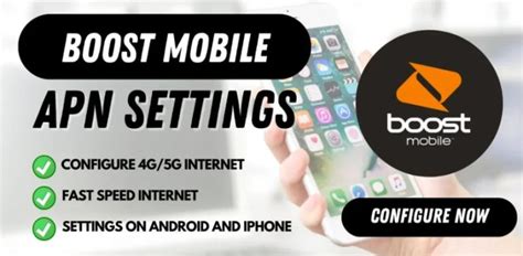 ᐅ Boost Mobile APN Settings G Internet Connection