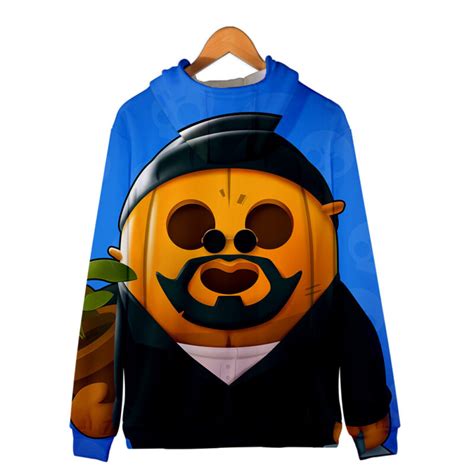 Brawl Stars Zipper Up Hoodie Sweatshirt Spike Brawl Stars