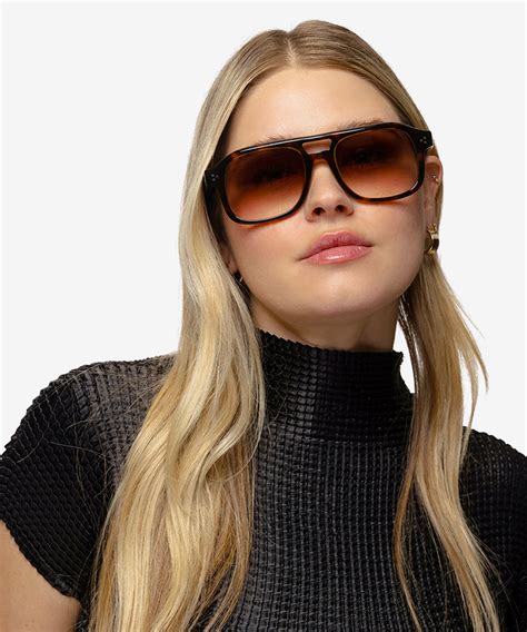 Connor Aviator Tortoise Frame Sunglasses For Men Eyebuydirect