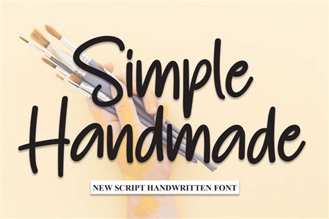 Simple Handmade Font Scratchones Creative Fontspace