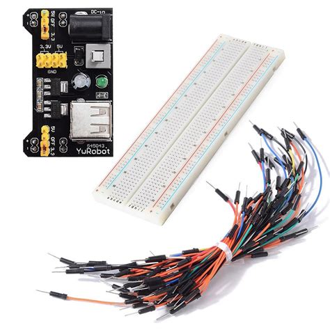 33v5v Mb102 Breadboard Power Module Mb 102 830 Points Solderless
