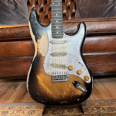Constantin Guitars Stratocaster Partscaster Sunburst Relic Reverb