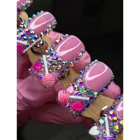 Candy French Bling Set Etsy