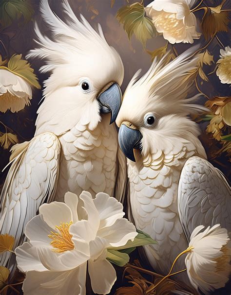 Download Ai Generated Cockatoo Parrot Royalty Free Stock