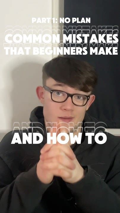 Mistakes Beginners Make And How To Solve Them Part 1 No Plan Youtube