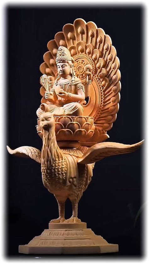 佛母大孔雀明王 Buddhist Art Lion Sculpture Buddhism