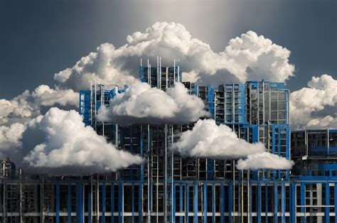 Connection For Cloud Data Storage Premium Ai Generated Image