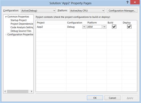how to start with debugging deploying windows store apps to arm tablet