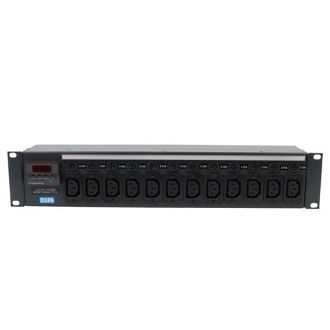 12 Way 19 2u 10a Power Metered Iec 60320 C13 Individually Fused 32a Plug Pdu Olson Direct