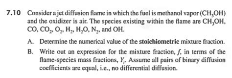 Solved From Book An Introduction To Combustion Concepts And