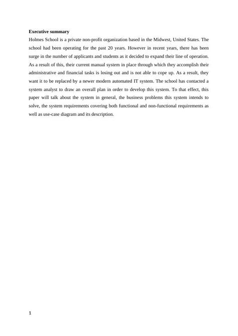 Holmes School System Analysis Report Desklib