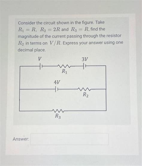 Solved Consider The Circuit Shown In The Figure Take Chegg