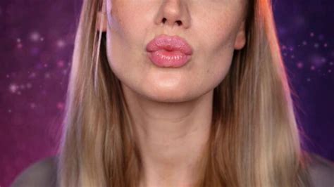 Asmr Close Up Kisses And Positive Affirmation Breathy Mouth Sounds