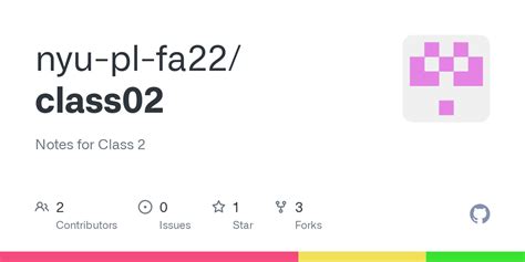 Github Nyu Pl Fa22class02 Notes For Class 2