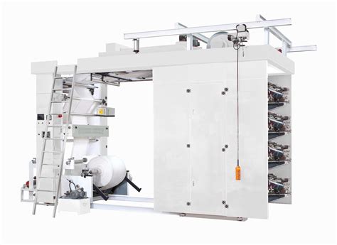 Auto Tension Control 8 Color Flexo Printing Machine Flexography Printing Machine And Nonwoven