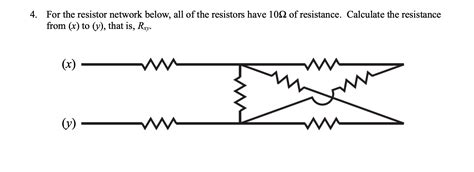 For The Resistor Network Below All Of ﻿the Resistors