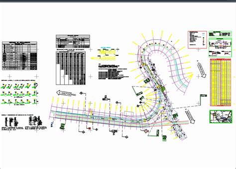 Highway Project In Autocad Cad Download 1 32 Mb Bibliocad