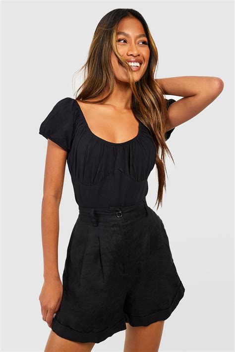 Puff Sleeve Bodysuit Boohoo