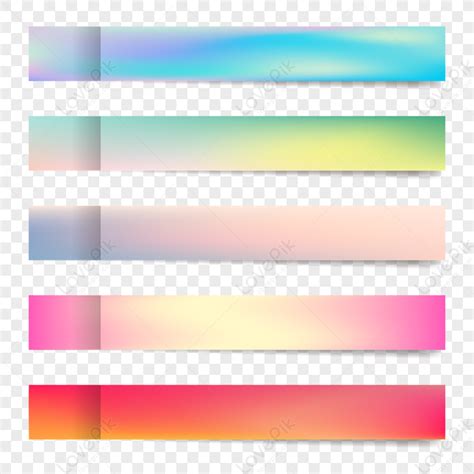 메모 그라데이션 스티커 세트 일러스트 종이 테이프노트종이 노트 Png 일러스트 무료 다운로드 Lovepik