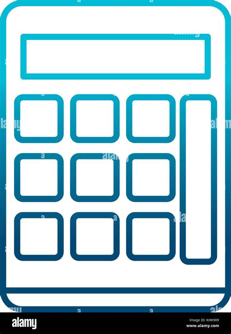 Calculator Math Device Stock Vector Image Art Alamy