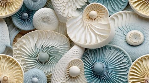 Premium Photo Nautilus Shell Texture Seamless Pattern