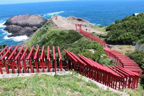 元乃隅神社123個の鳥居をくぐって龍宮の潮吹きを見てみよう山口県長門市Yamaguchildren play spot