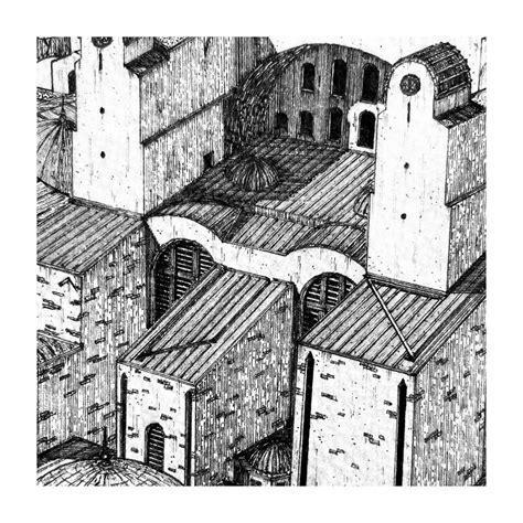 Hagia Sophia Ink On Paper By Me R Architecture