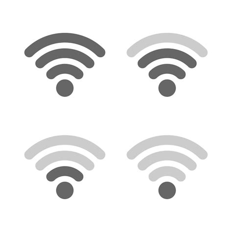 Premium Vector Vector Set Of Network Or Wifi Connection Or Wireless