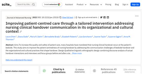 Improving Patient‐centred Care Through A Tailored Intervention