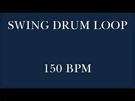 Drum Loop For Practice Swing 150 Bpm YouTube
