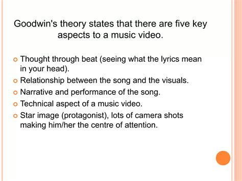 Andrew Goodwin Theory PPT