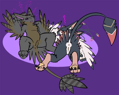 Rule 34 Abstract Background Anus Ass Avali Claws Duo Feathered Wings