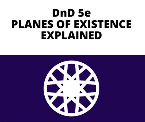 DnD 5e Planes Of Existence Explained 2023 The GM Says