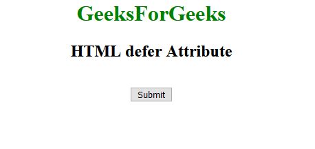 HTML 延迟属性 码农参考